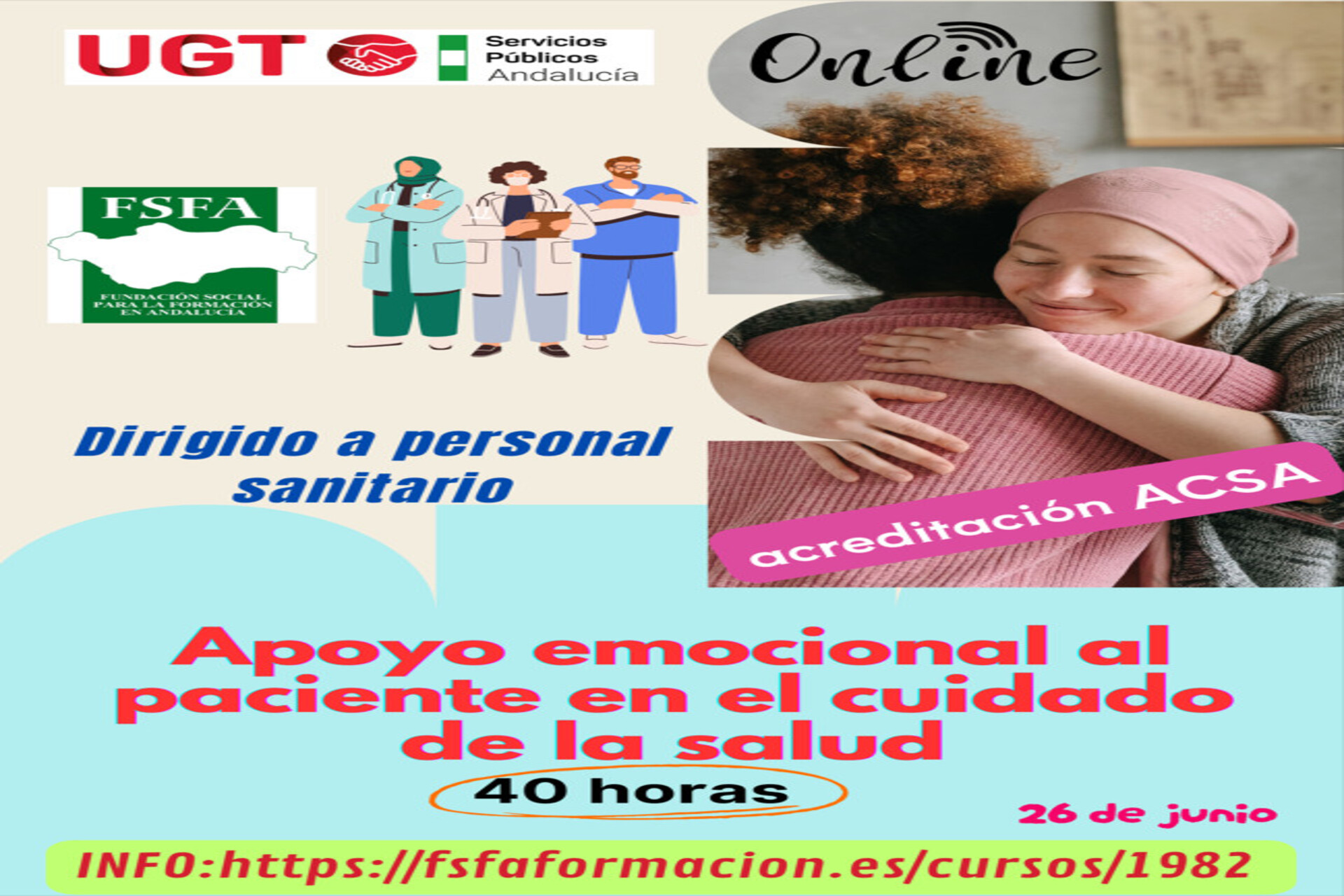 Curso: Apoyo emocional al paciente en el cuidado de la salud - UGT ...